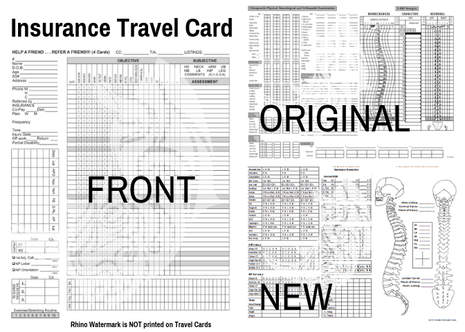 Insurance Travel Cards – Schofield Chiropractic Training